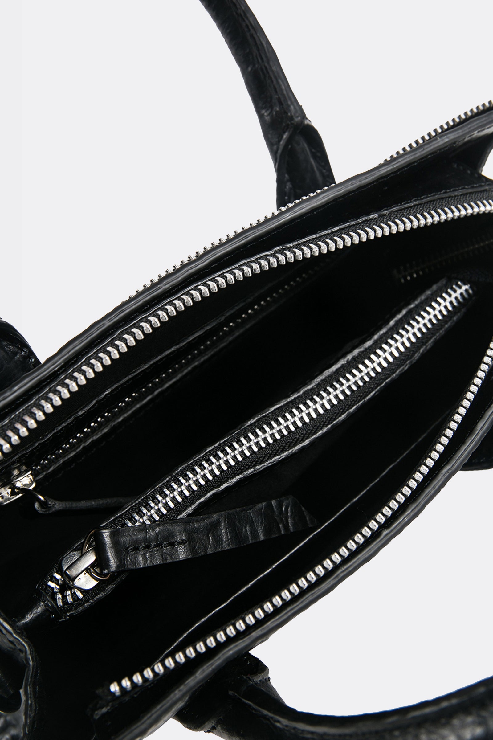 Mini Isolation Bag Croc Black