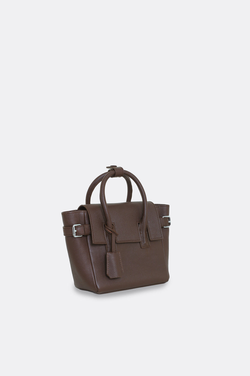 Mini Rocco Bag Grain Brown